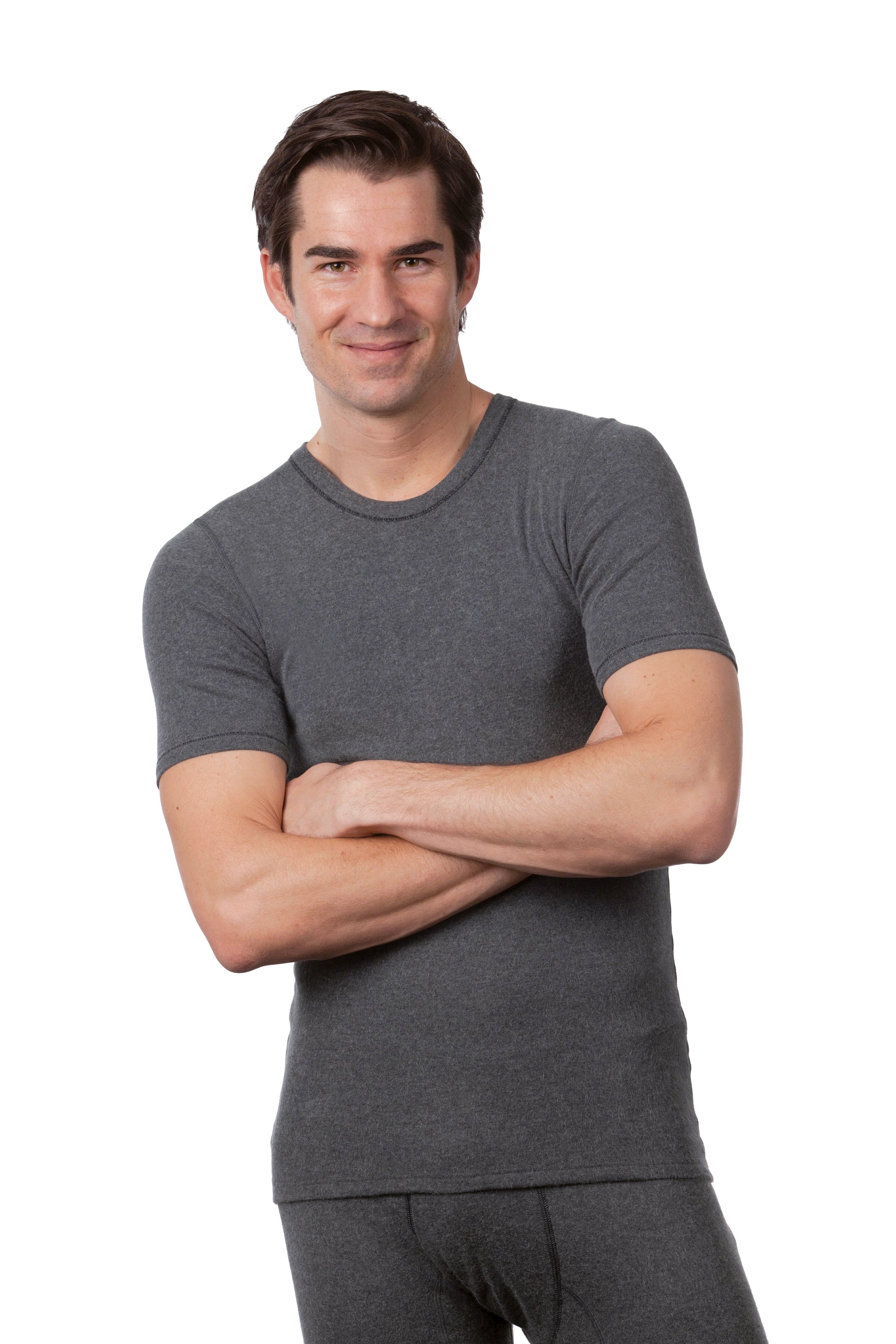 Herren Hemd halbarm - Angora - Baumwolle